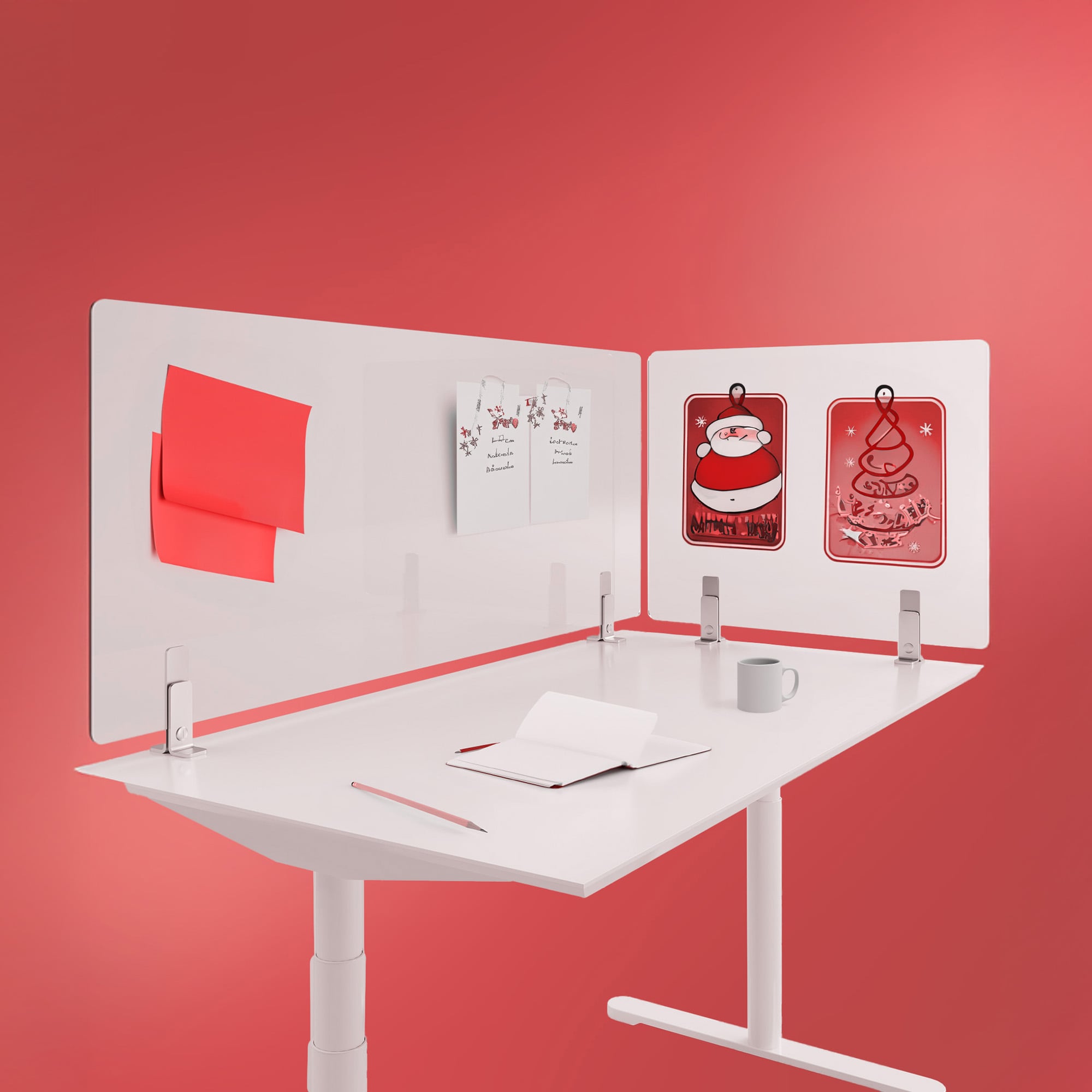 Privacy screens & acoustic partitions for desks | Office | Actiforce